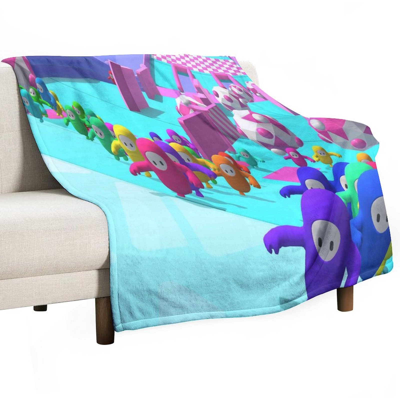 Blanket Fall_Guys Kids Women Men Family Anime Cute Warm All Season Gift ...