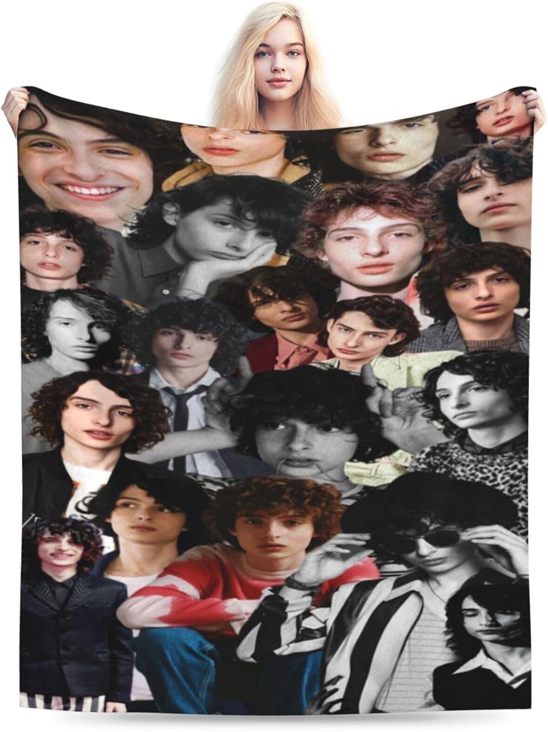 Blanket Finn Wolfhard Soft and Comfortable Wool Fleece Throw Blankets ...