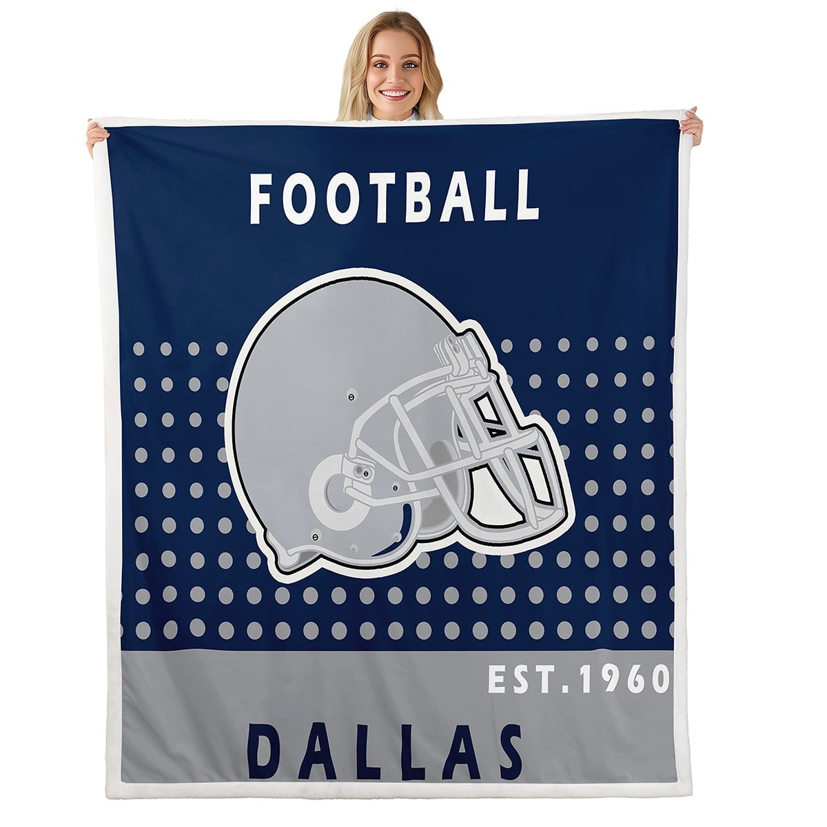 Blanket Football Sports Throw Blanket Football Lover Fleece Blanket ...