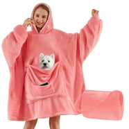 Huggle Blanket Hoodie, Ultra Plush Blanket, Wearable Blanket for Men ...