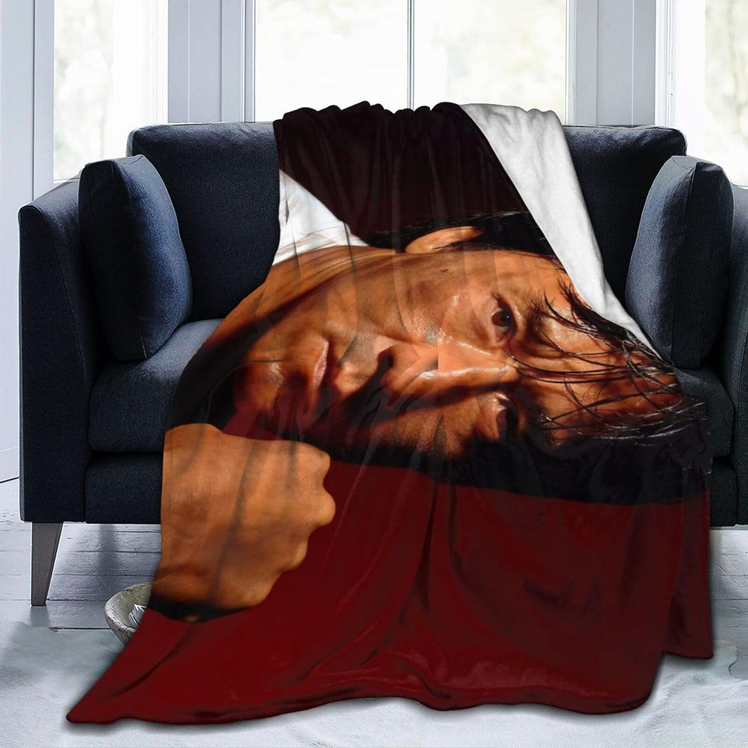 Blanket Jackie Actors Chan Throw Flannel Blankets Warm Soft Cozy Fuzzy ...