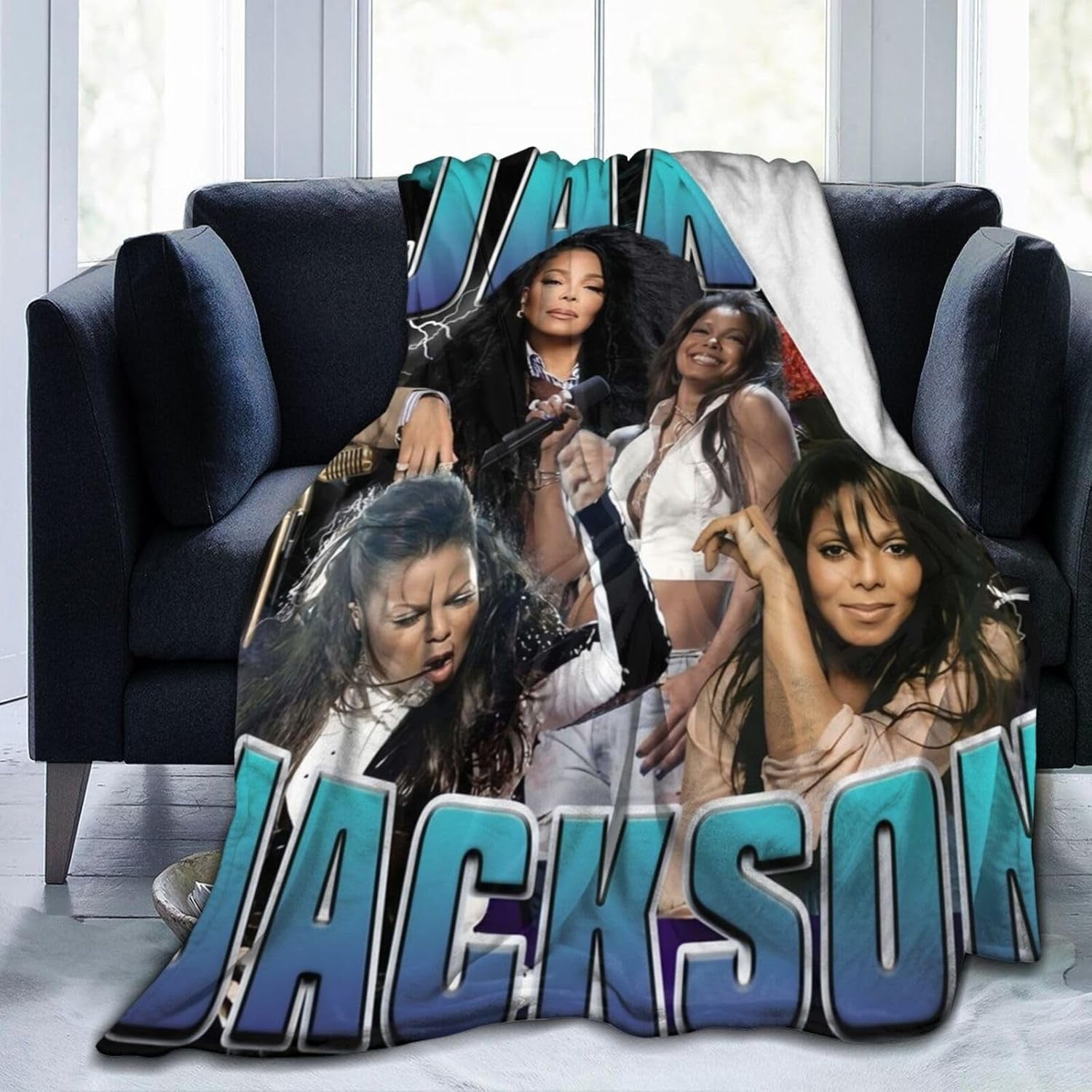 Blanket Janet Music Jackson Blanket Super Soft Flannel Lightweight ...