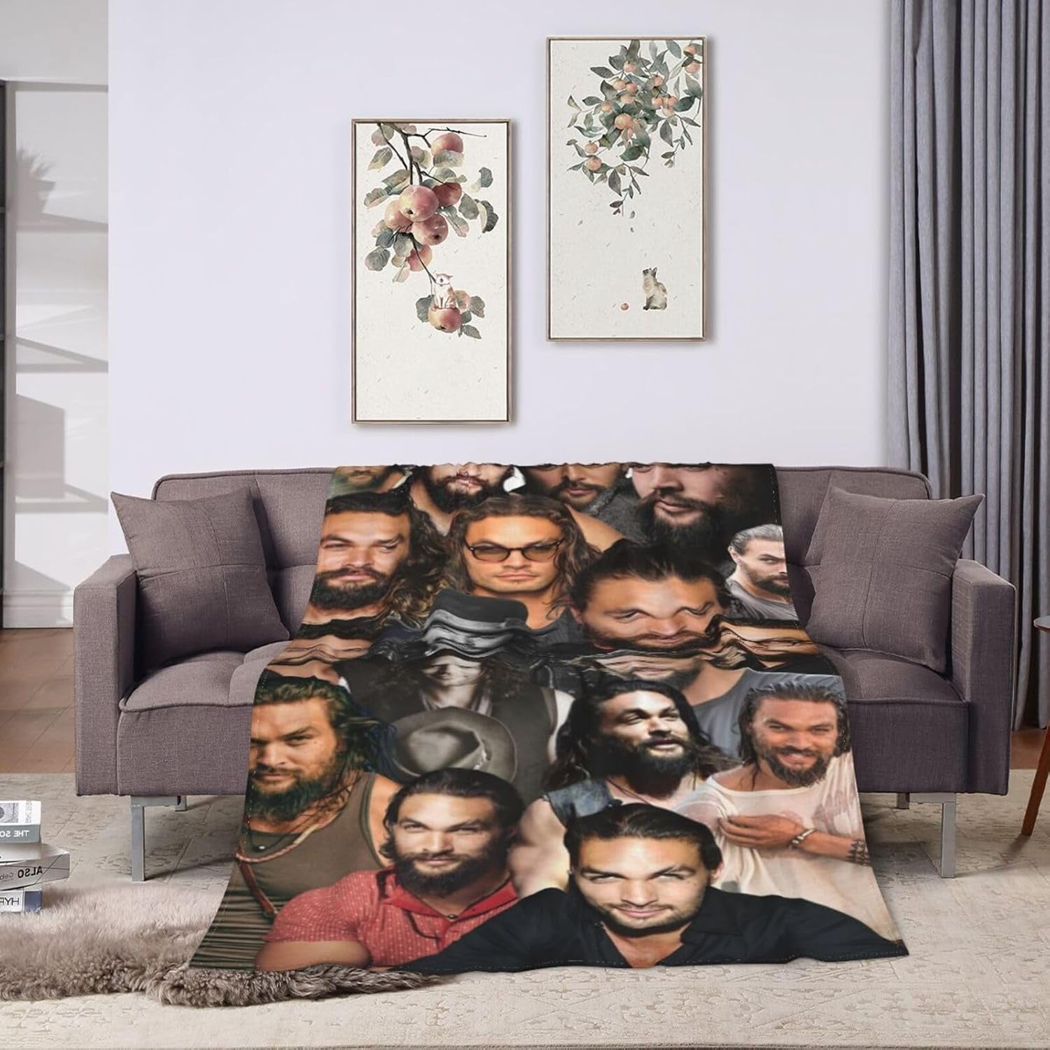 Blanket Jason Momoa Soft and Comfortable Wool Fleece Throw Blankets ...