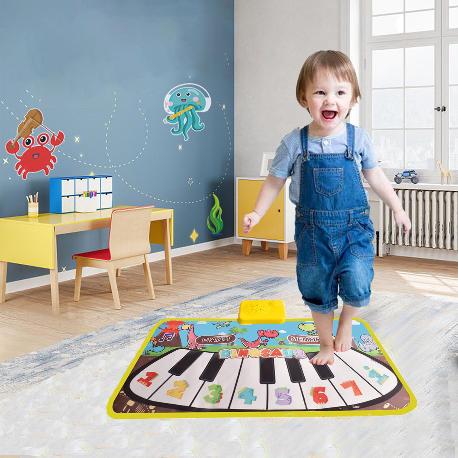 Blanket For Kids Stepping On Piano Game Floor Mat Puzzle Early ...