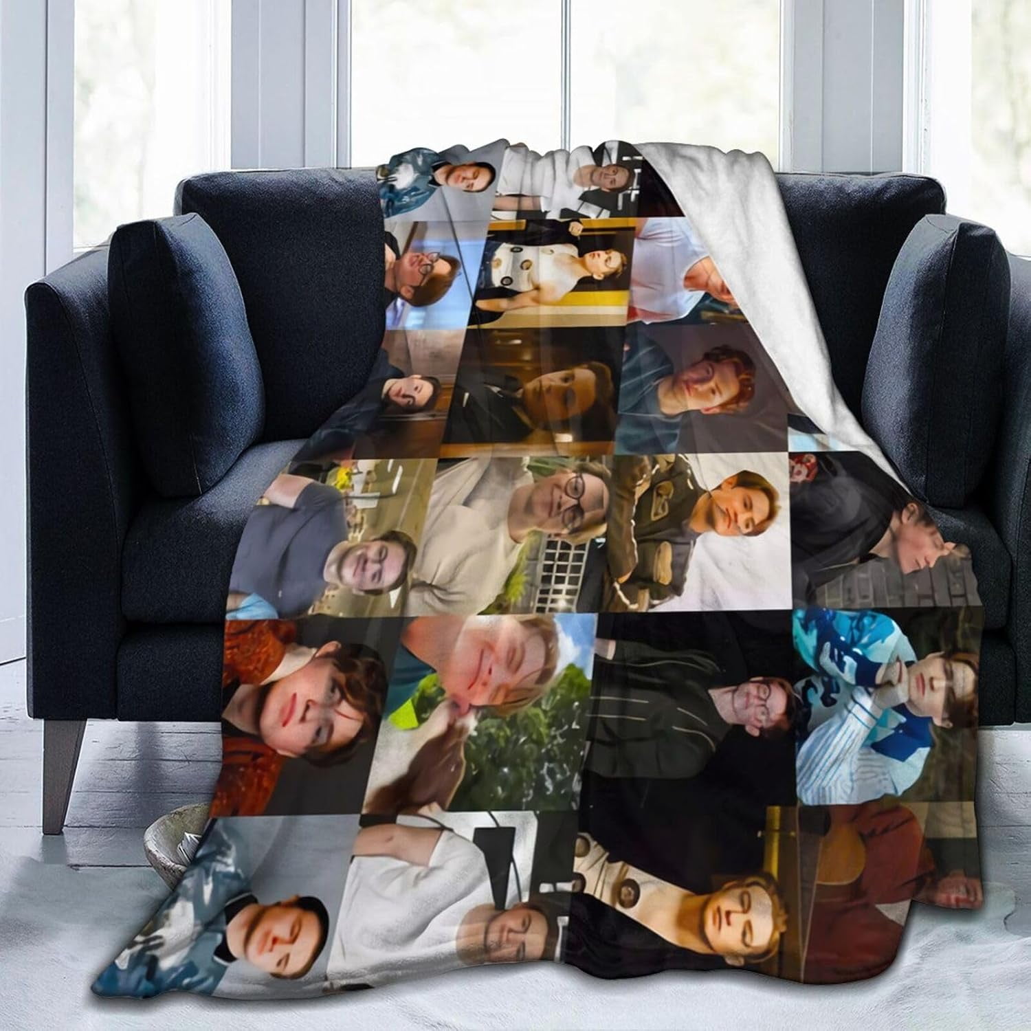Blanket Kit Actor Connor Throw Flannel Blankets Warm Soft Cozy Fuzzy ...