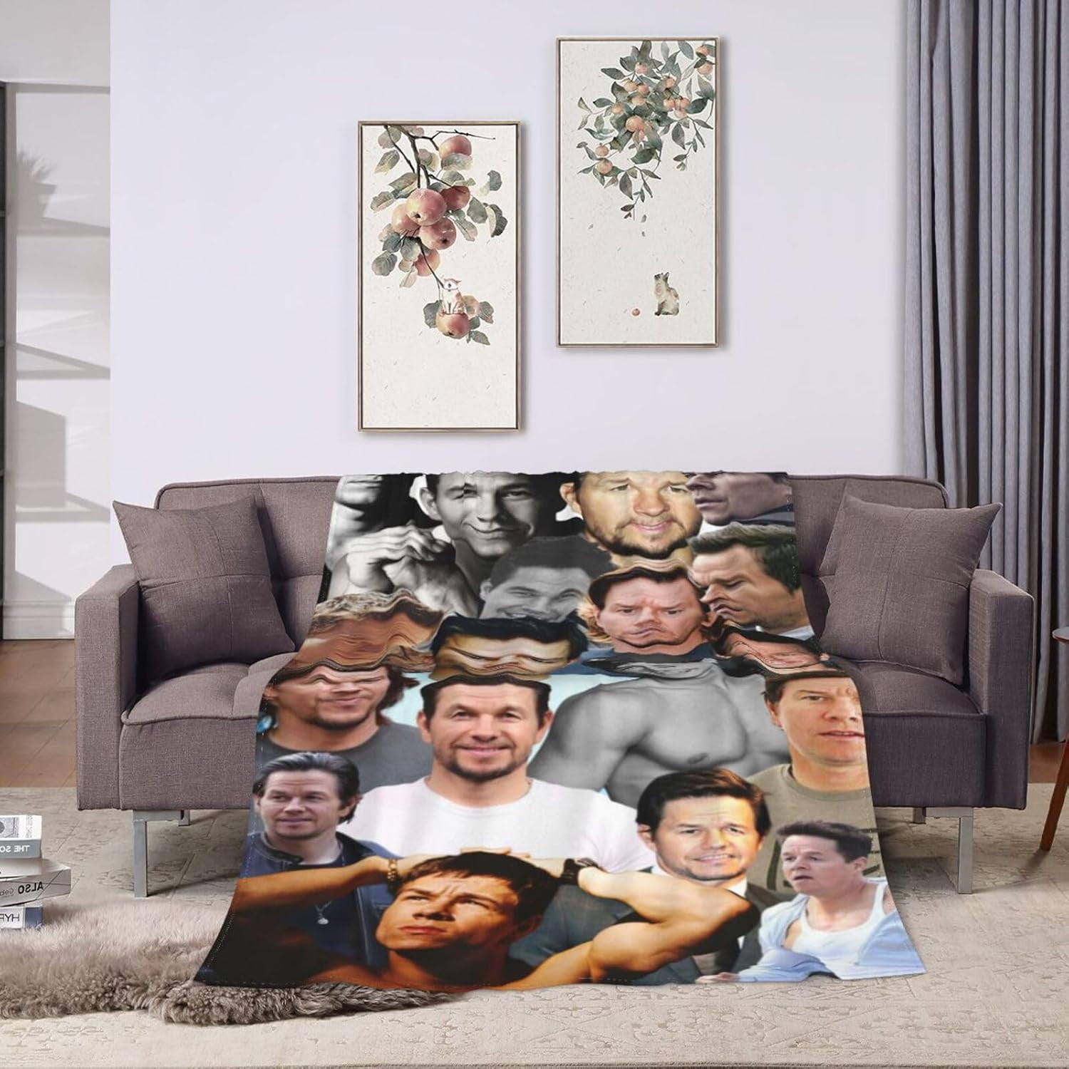 Blanket Mark Wahlberg Soft and Comfortable Wool Fleece Throw Blankets ...