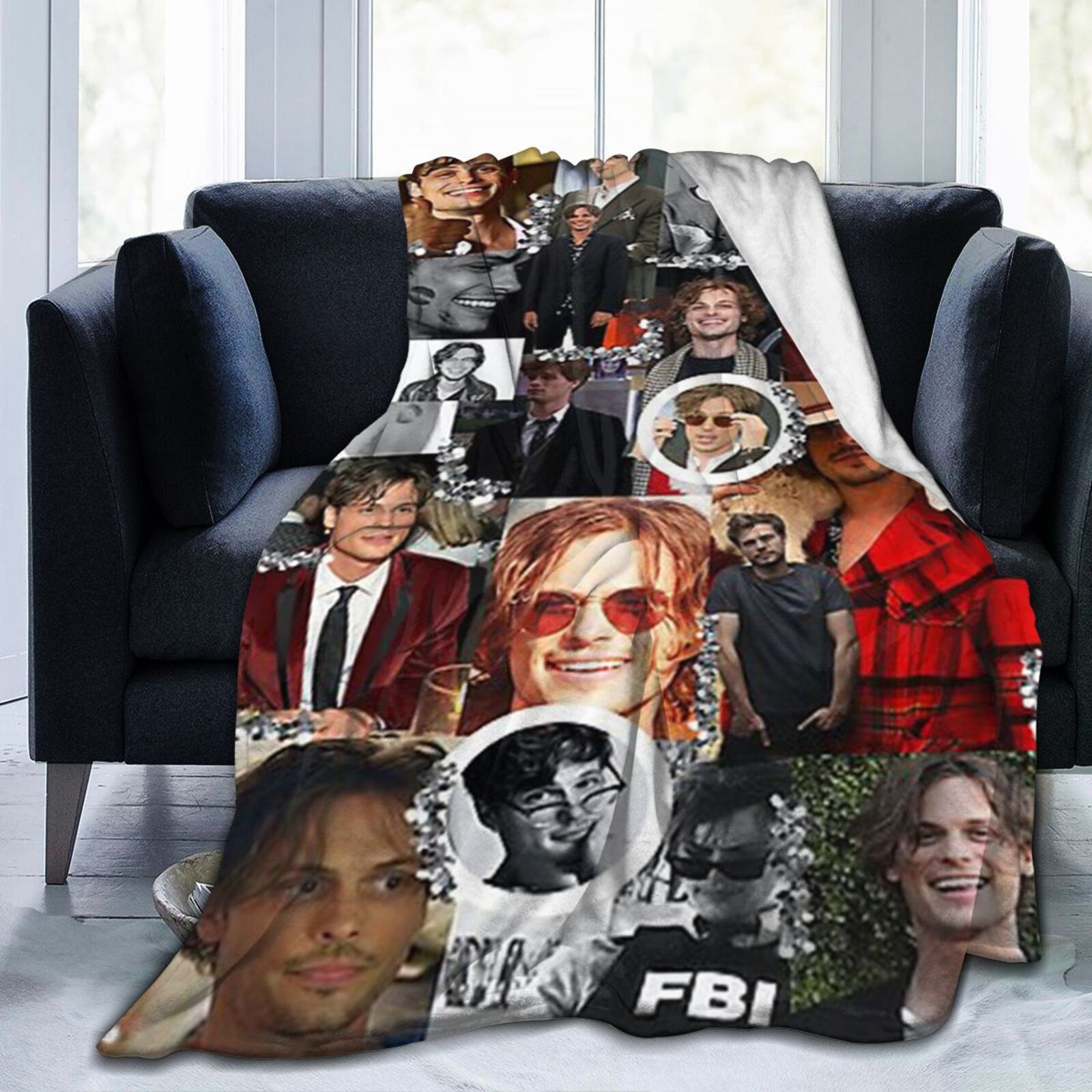 Blanket Matthew Gray Gubler Soft Warm Flannel Air Conditioning Blanket ...