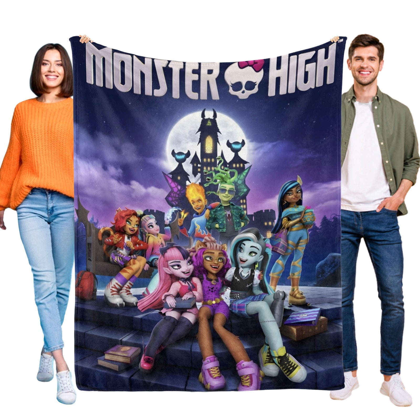 Blanket Monster High for Boys Girls Lightweight Kids Throw Blanket Cute ...
