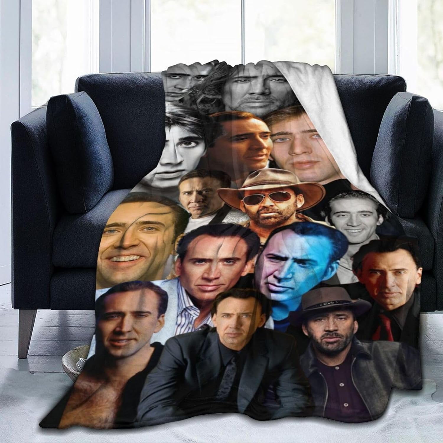 Blanket Nicolas Cage Soft and Comfortable Wool Fleece Throw Blankets ...