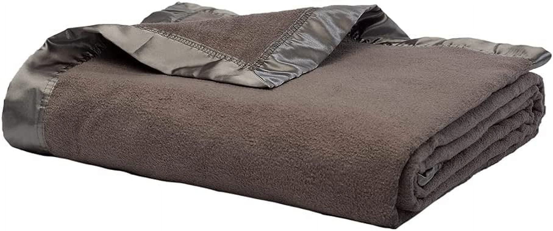 Blanket | Onyx | Queen | Viscose Material | Binding Border | Sized for ...