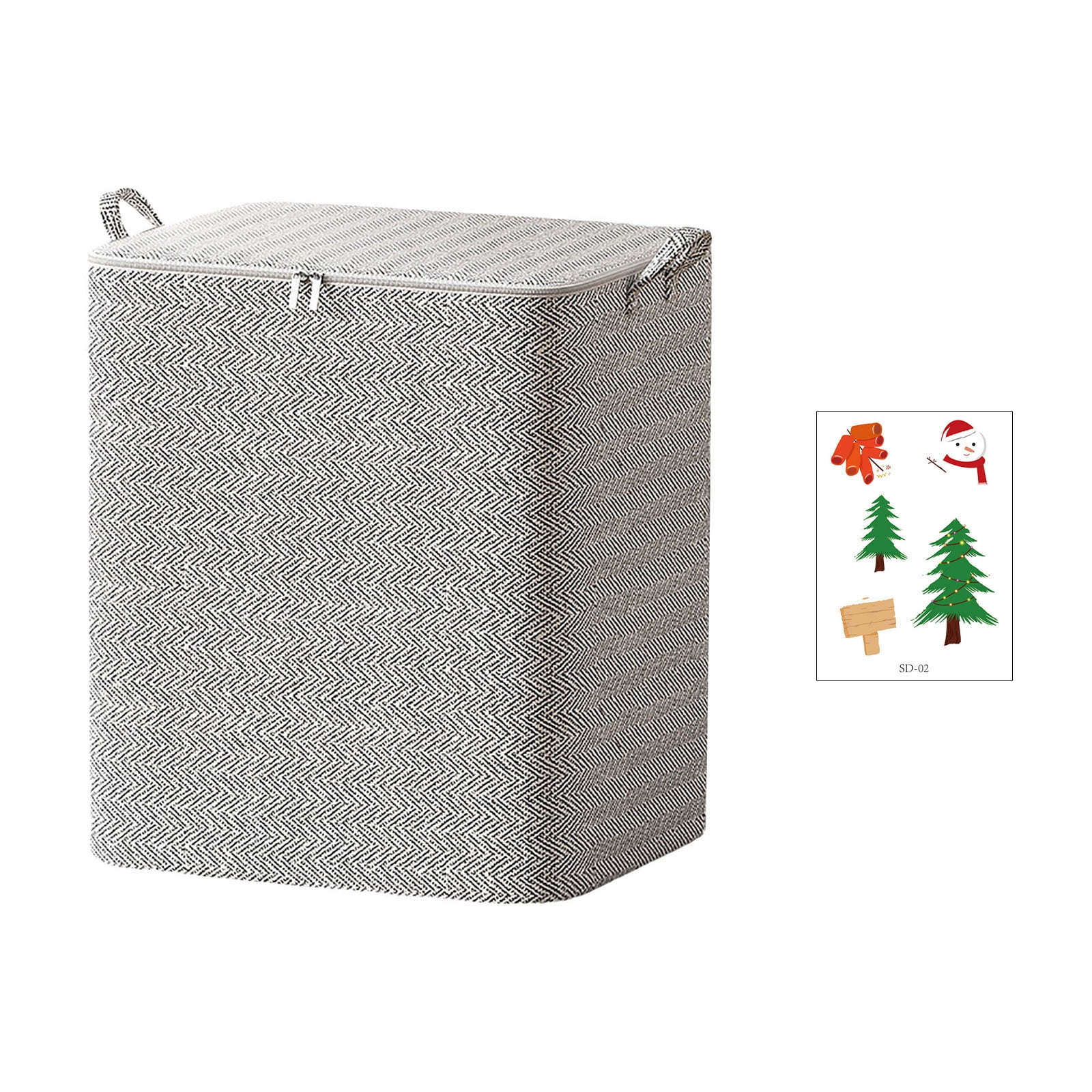 Blanket Organizers and Storage, Storage Bags Foldable with Zipper and ...