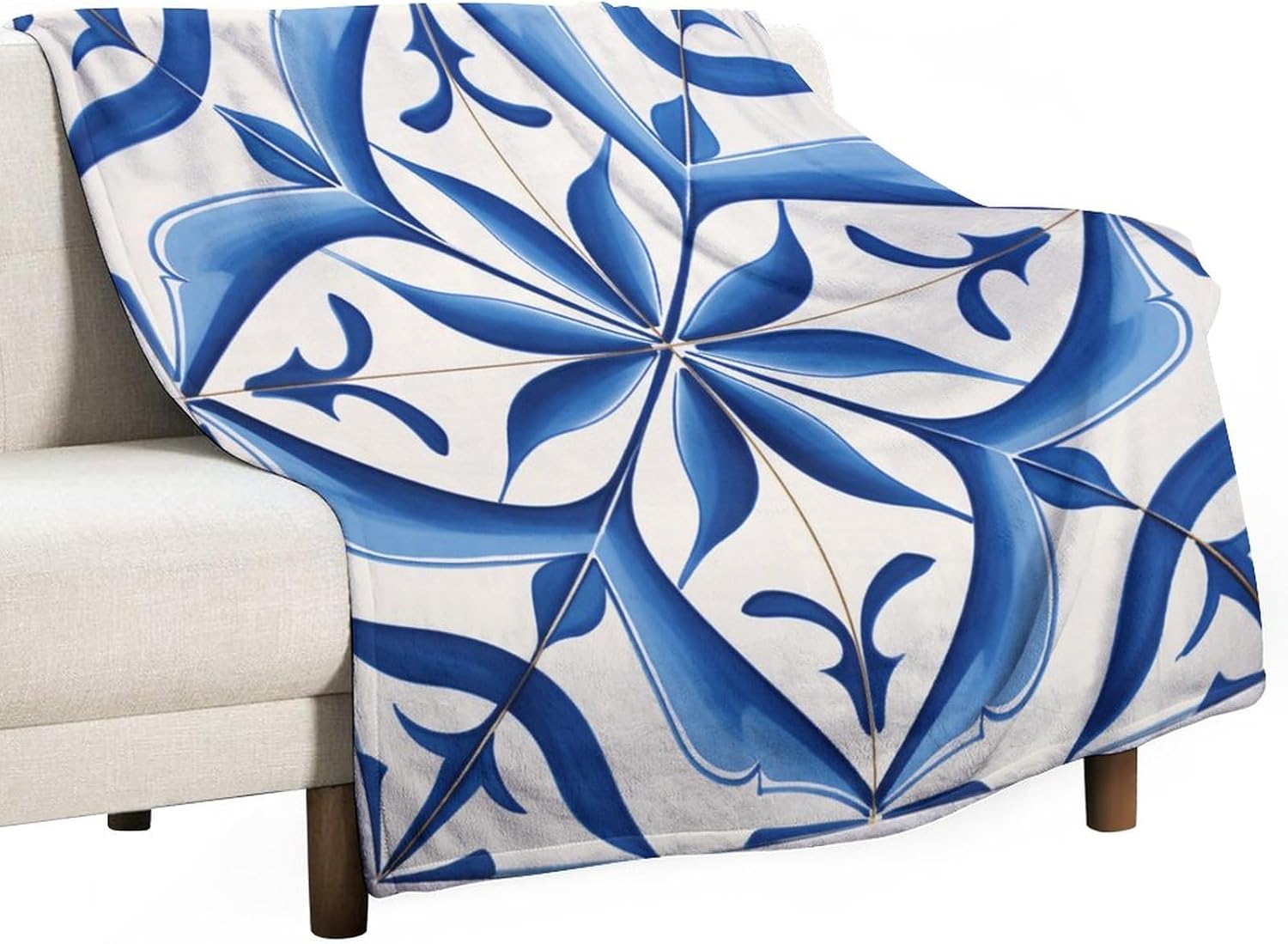 Blanket Rustic Southwest Red Brown Abstract Throw Blankets for Bed ...