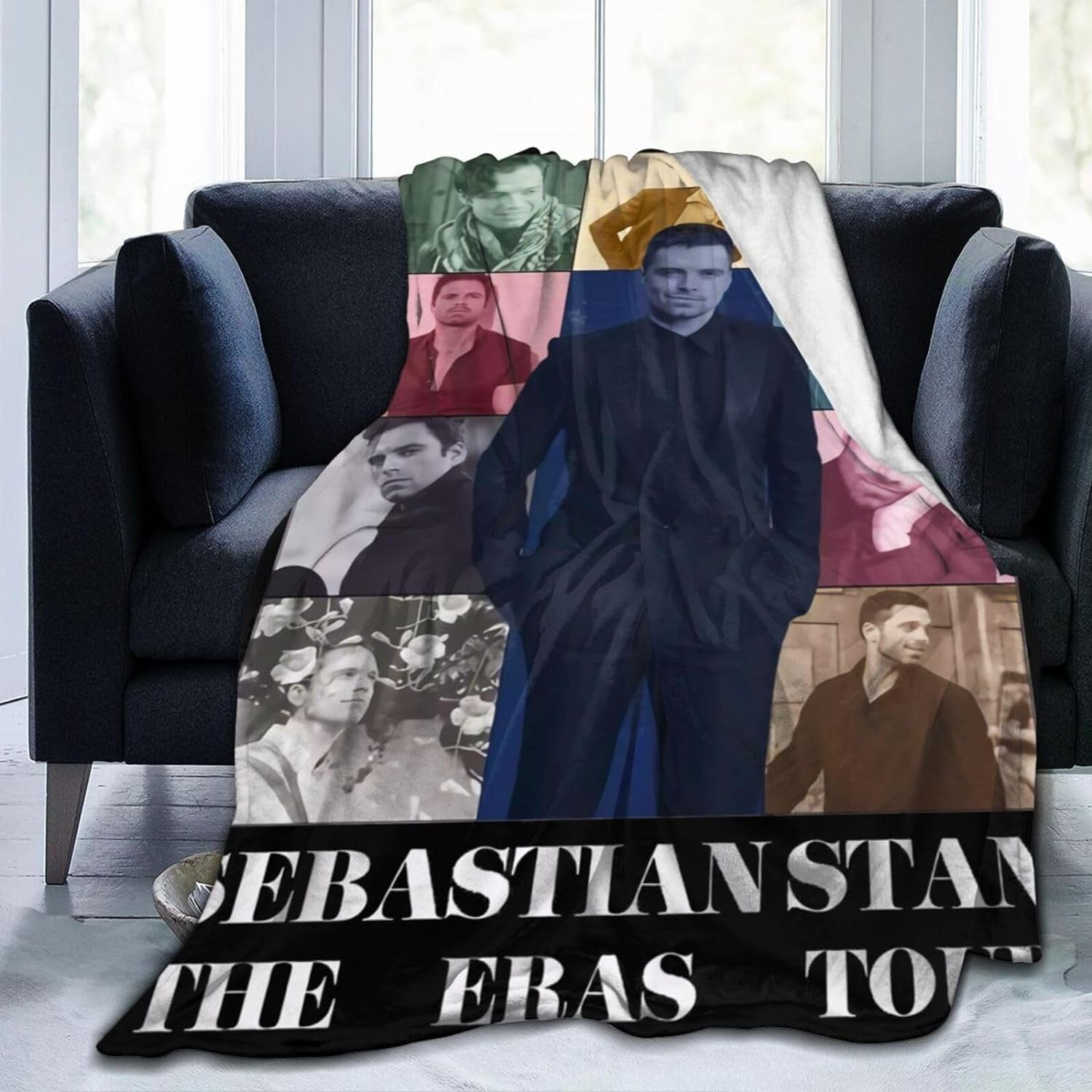 Blanket Sebastians Actors Stan Throw Flannel Blankets Warm Soft Cozy ...