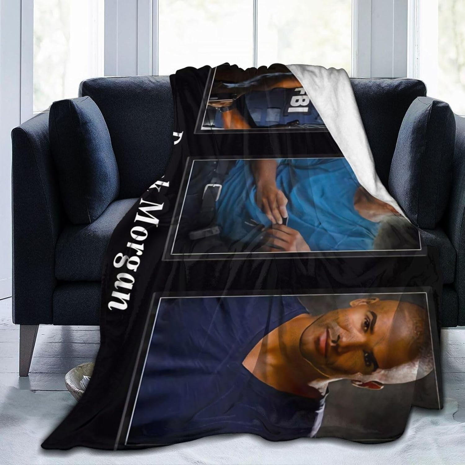 Blanket Shemar Actor Moore Throw Flannel Blankets Warm Soft Cozy Fuzzy ...
