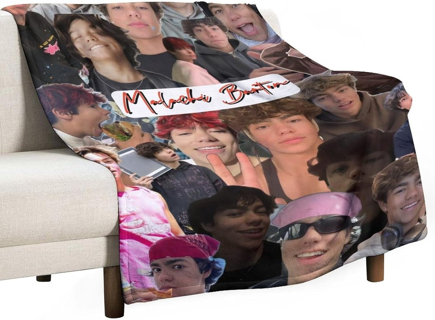 Blanket Soft Comfortable Warm Fleece Blanket Fan Suitable for Room Car Let Travel Camping Sofa ...