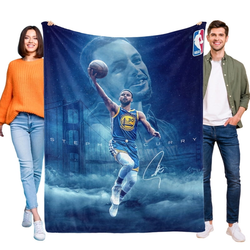 Blanket Stephen Curry Basketball Player Soft Throw Blanket Micro Fleece ...