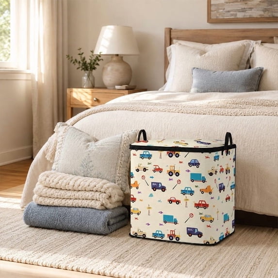 Blanket Storage Bag, Closet Organizers Storage Bins with Lids ...
