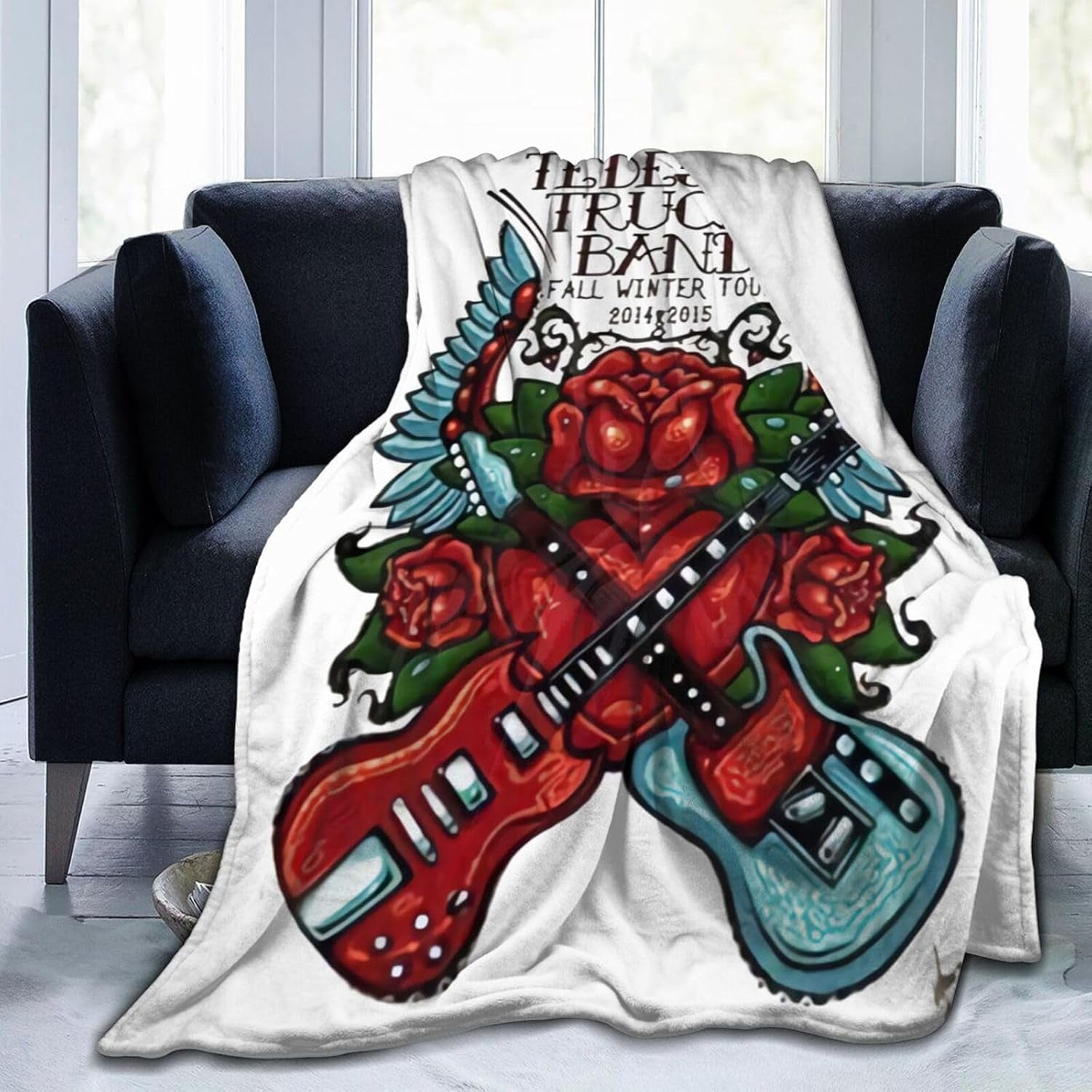 Blanket Tedeschi Rock Trucks Band Throw Flannel Blankets Soft Bed ...