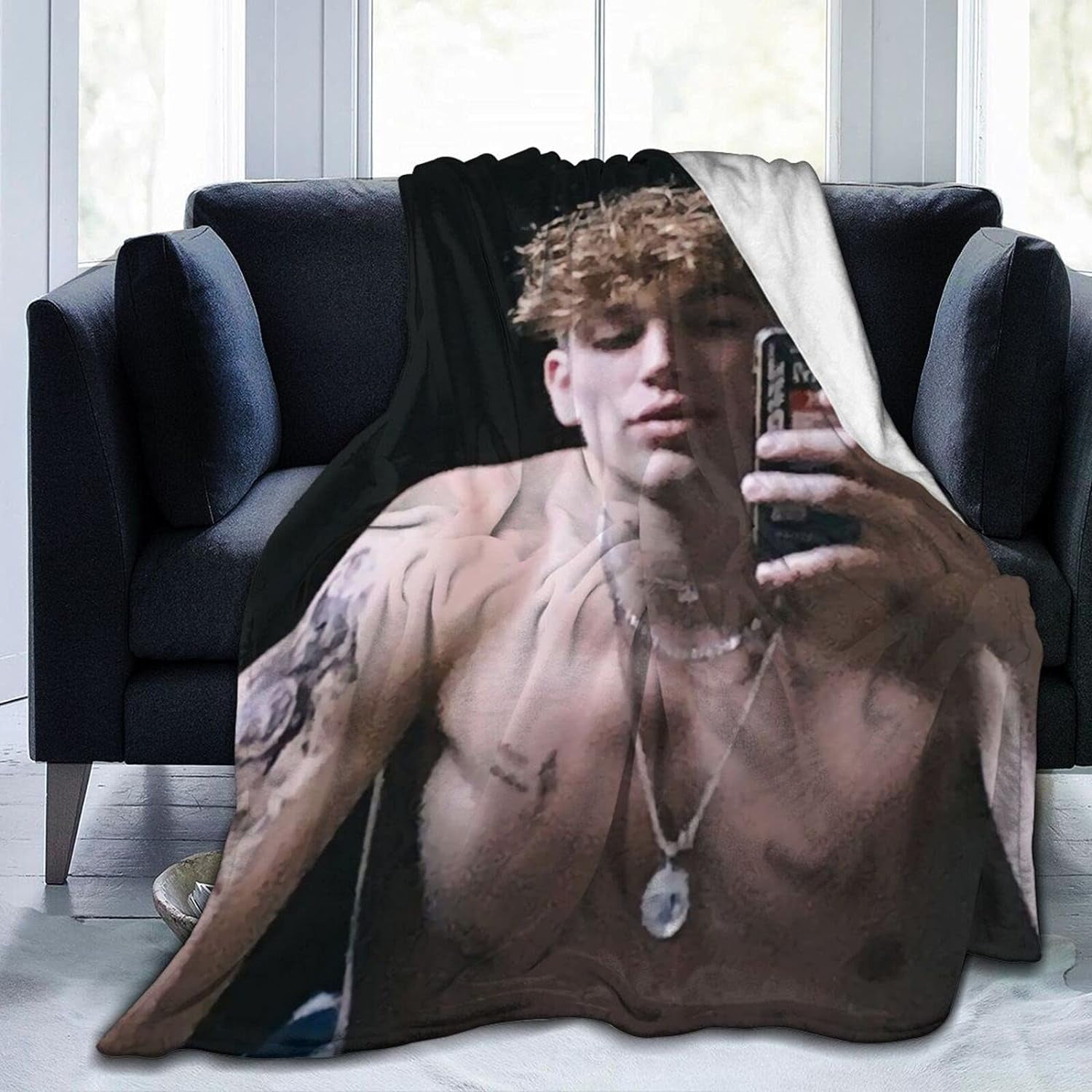 Blanket Vinnie Hacker Super Soft and Comfortable Fleece Blanket Throw ...