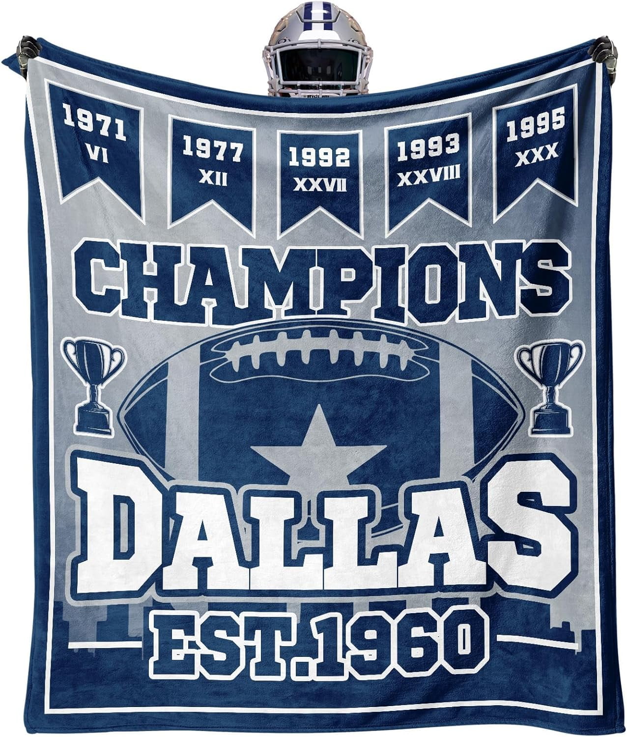 Blanket for Dallas, Fans Gifts for Dallas, Football Stuff for Women ...