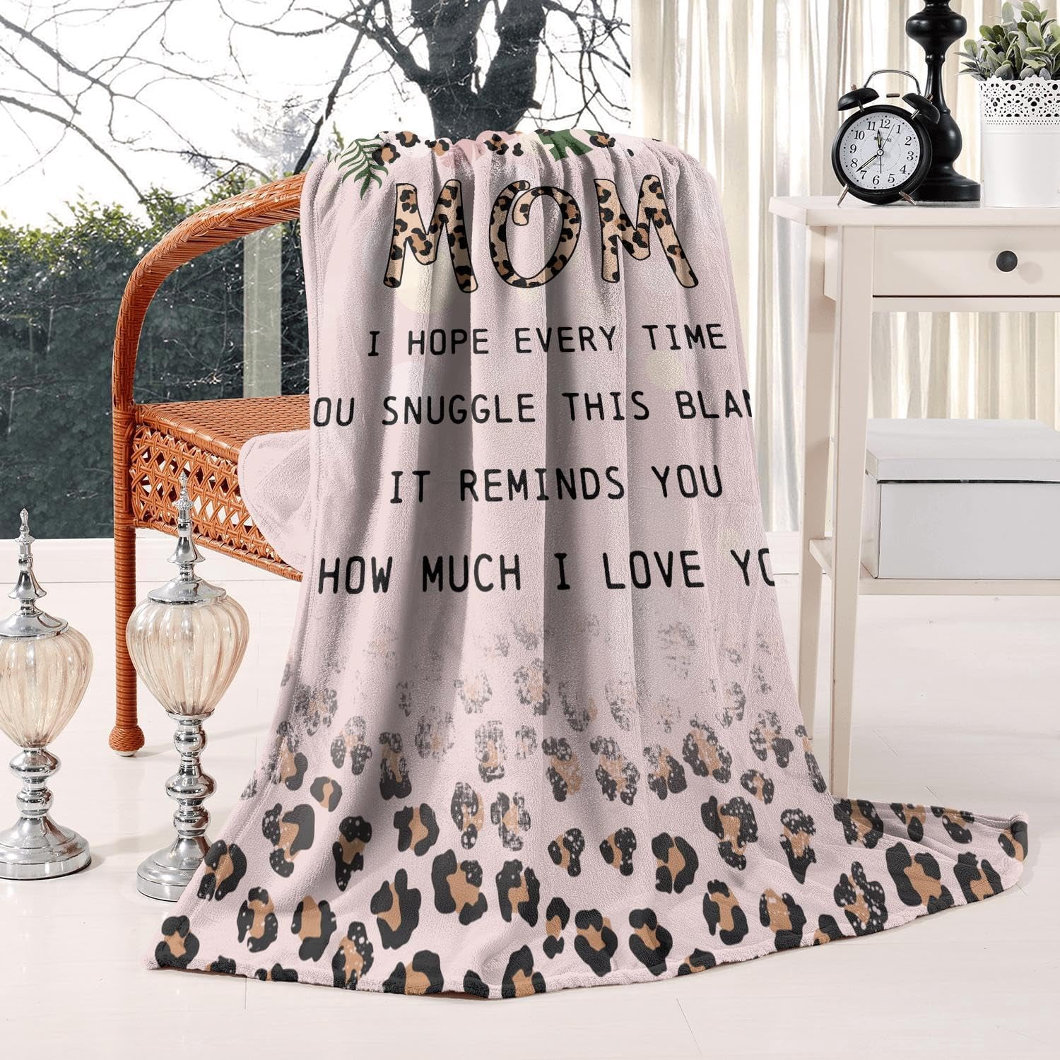 Blanket for Mom from Daughter & Son, Mom Birthday, Flannel Fleece Soft ...