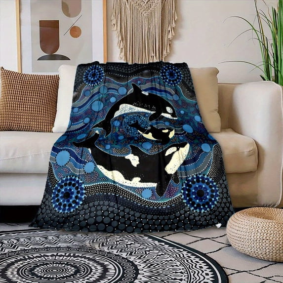 Blanket with Whale Pattern for the Ocean - Walmart.com
