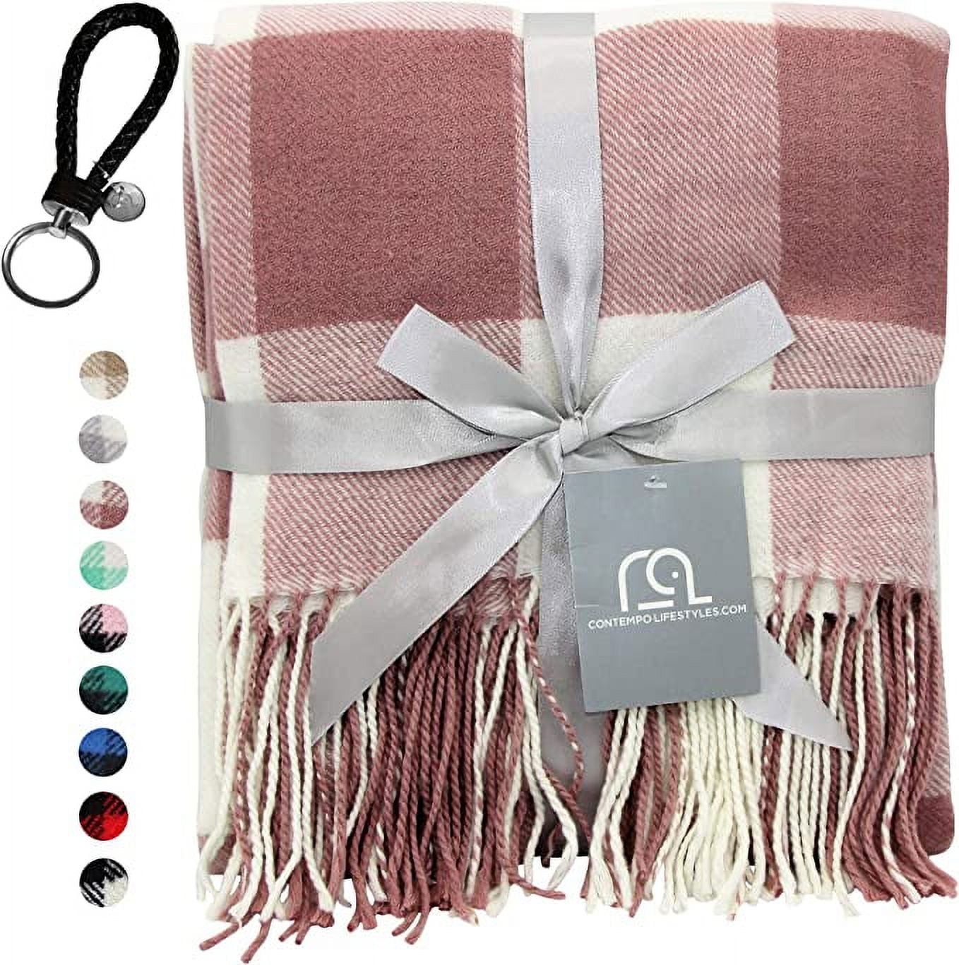 Blankets - Buffalo Plaid Throw Blanket - Decorative Classic Blanket ...