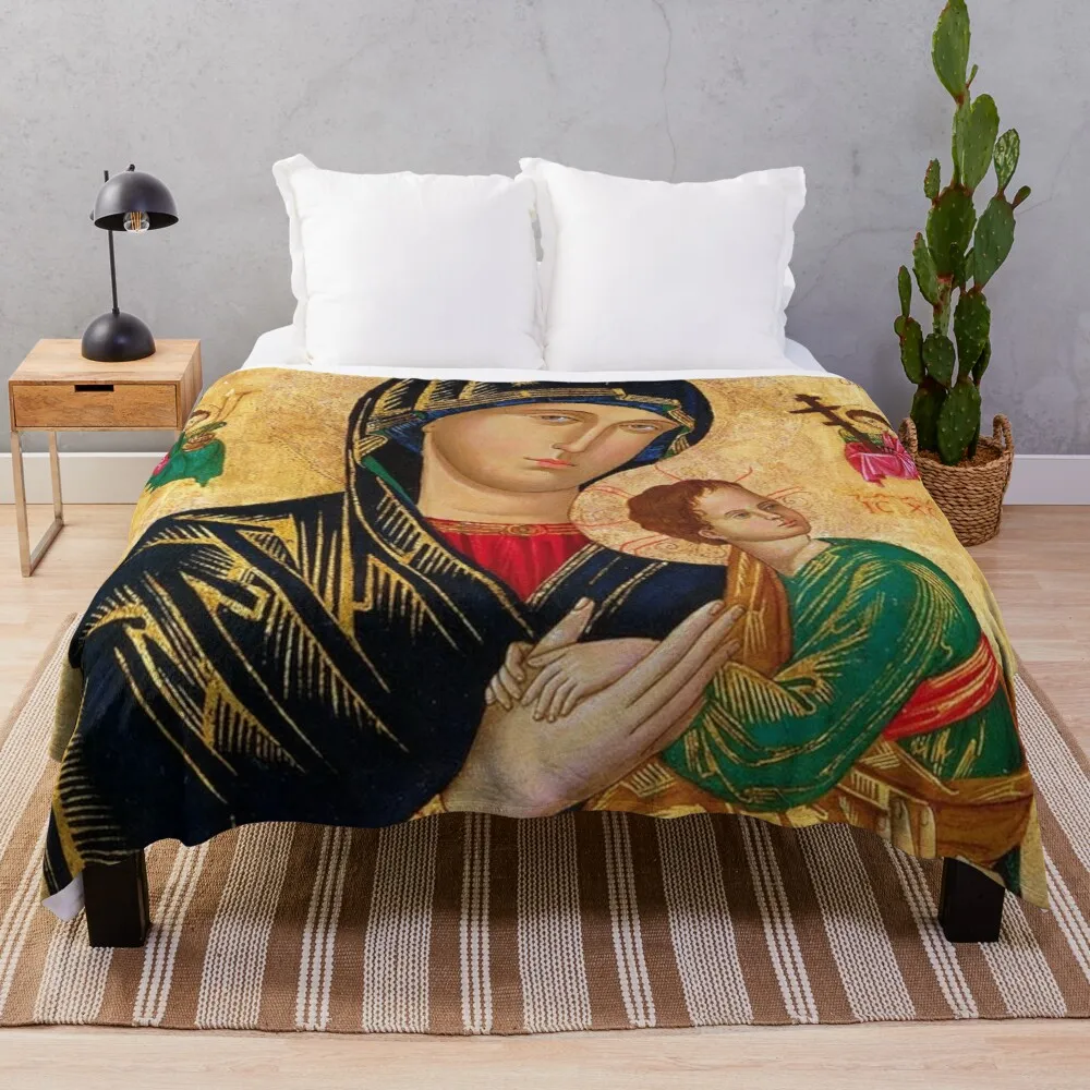 Blankets Fleece Winter Christian Saviour Multi-function Lightweight Throw Blankets for Sofa Car ...