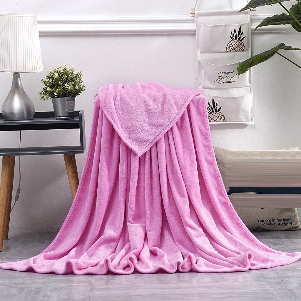 Blankets & Throws Soft Fuzzy Plush Blanket Gift For Women Plush Throw ...