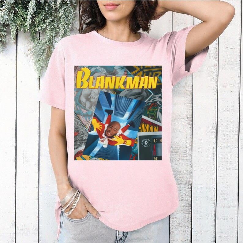 Blankman Superhero Movie 90s Comedy Damon Wayans Funny Retro Parody Action T-Shirt, for men ...