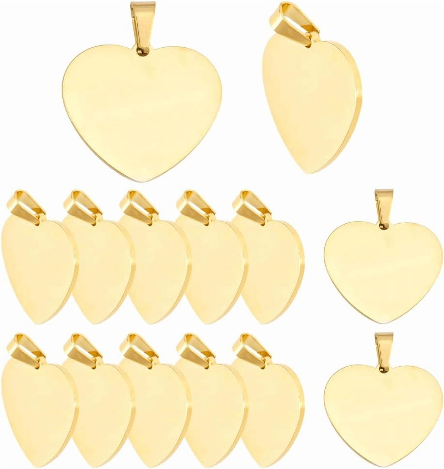 Blanks Metal Charms Stainless Steel Engraving Blanks 1" Circle Blank ...