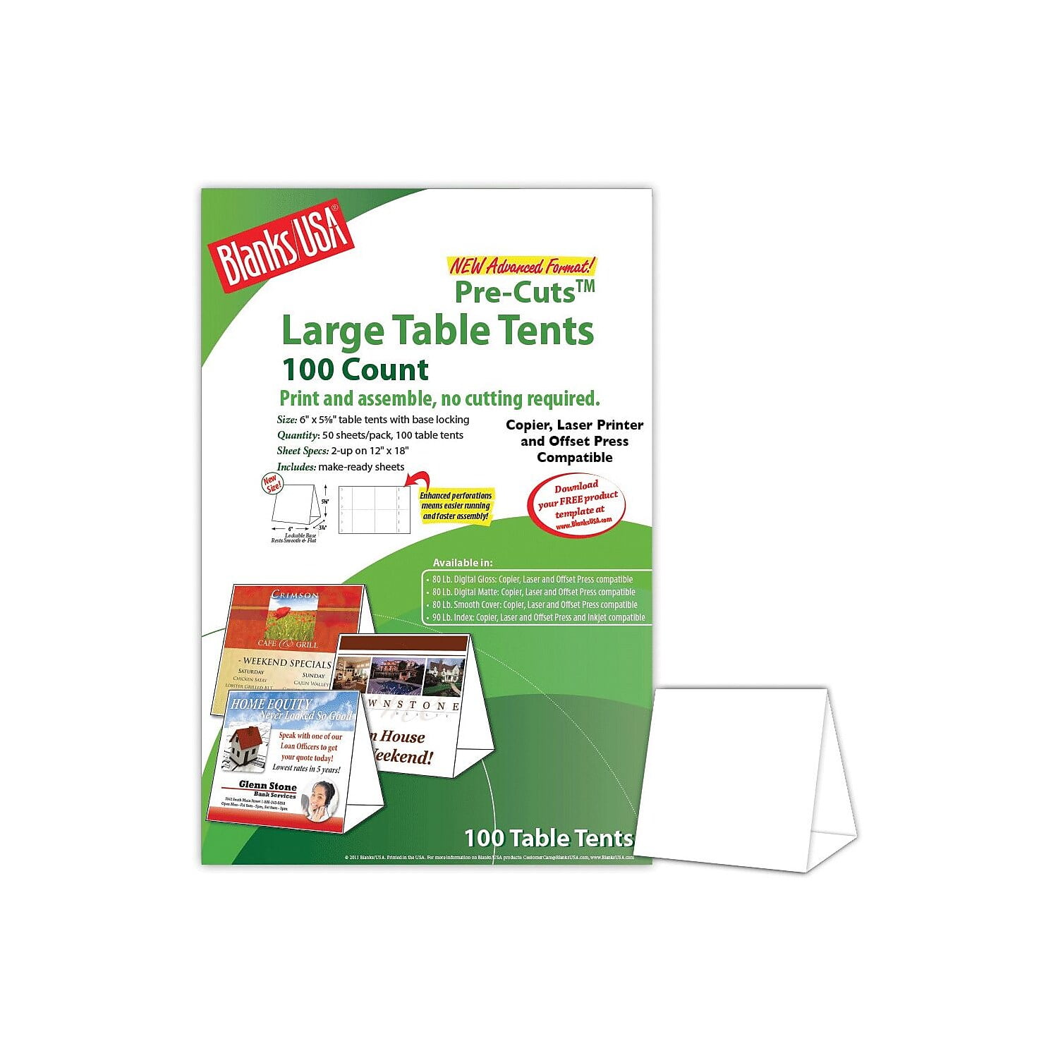 Blanke Blanks/USA 6 x 3 3/8 x 5 5/8 80 lbs. Digital TTL01FLWH - Walmart.com