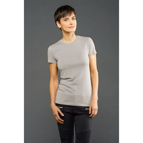 Blanks+ Women's Fine Jersey Short Sleeve Tee, Ultra Soft Cotton, S-2XL ...