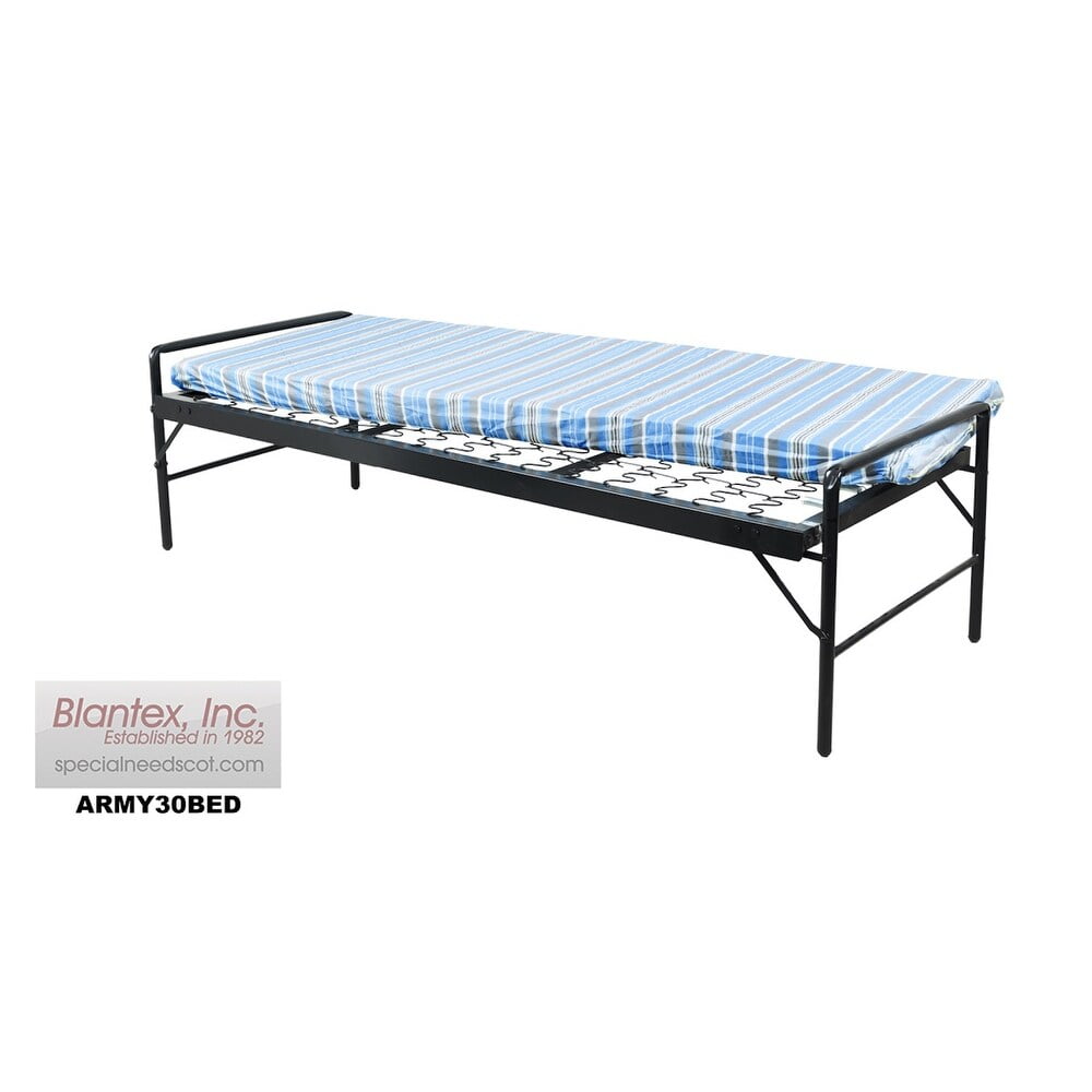 Blantex Inc Army Style Bunkable Camping Bed with Retractable Legs ...