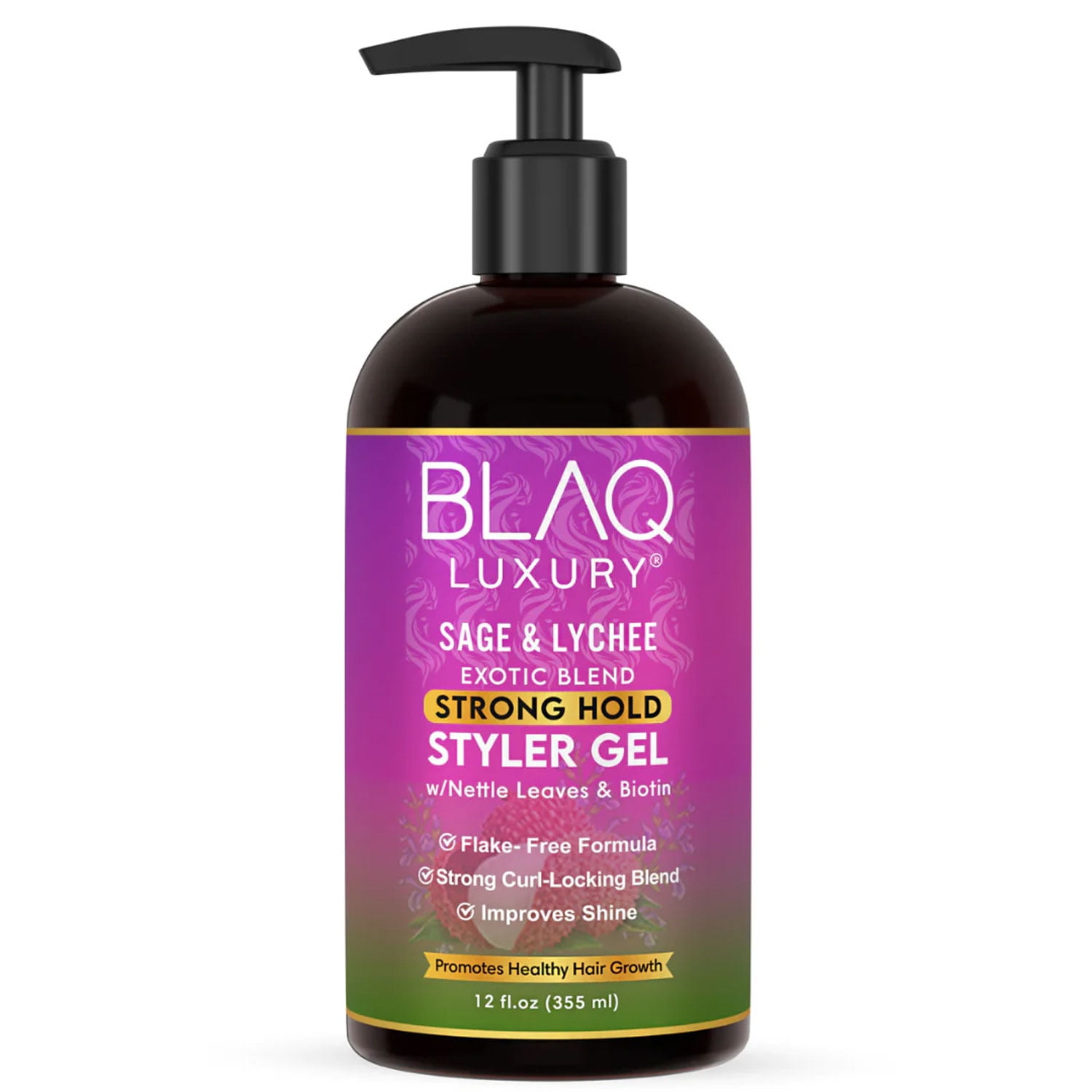Blaq Luxury Sage Lychee Styler Gel, 12 Oz. - Walmart.com