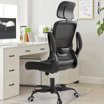 Ergonomic Lean Back Office Chair - Costway Adjustable Height for Adults ...