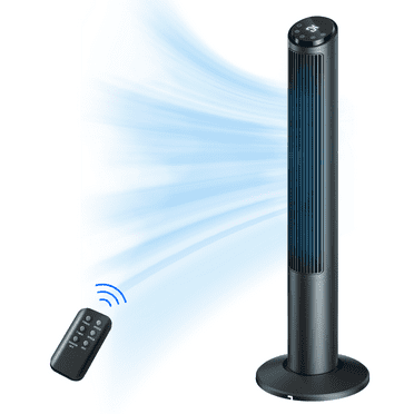 Genesis Powerful 43 Inch Oscillating Tower Fan With Max Air Quiet ...