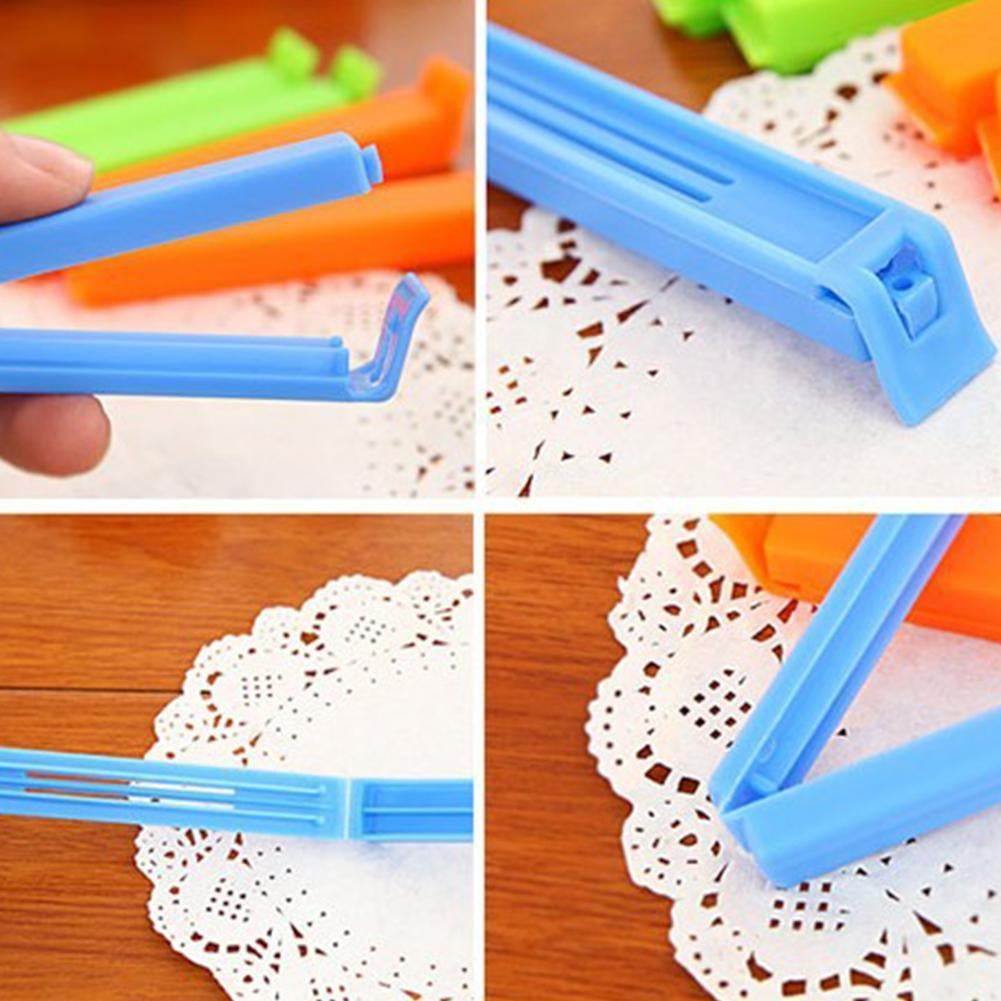 Blarkrus 1/5/10Pcs Food bag Holder Clips Freezer Fridge Bag Sealing ...