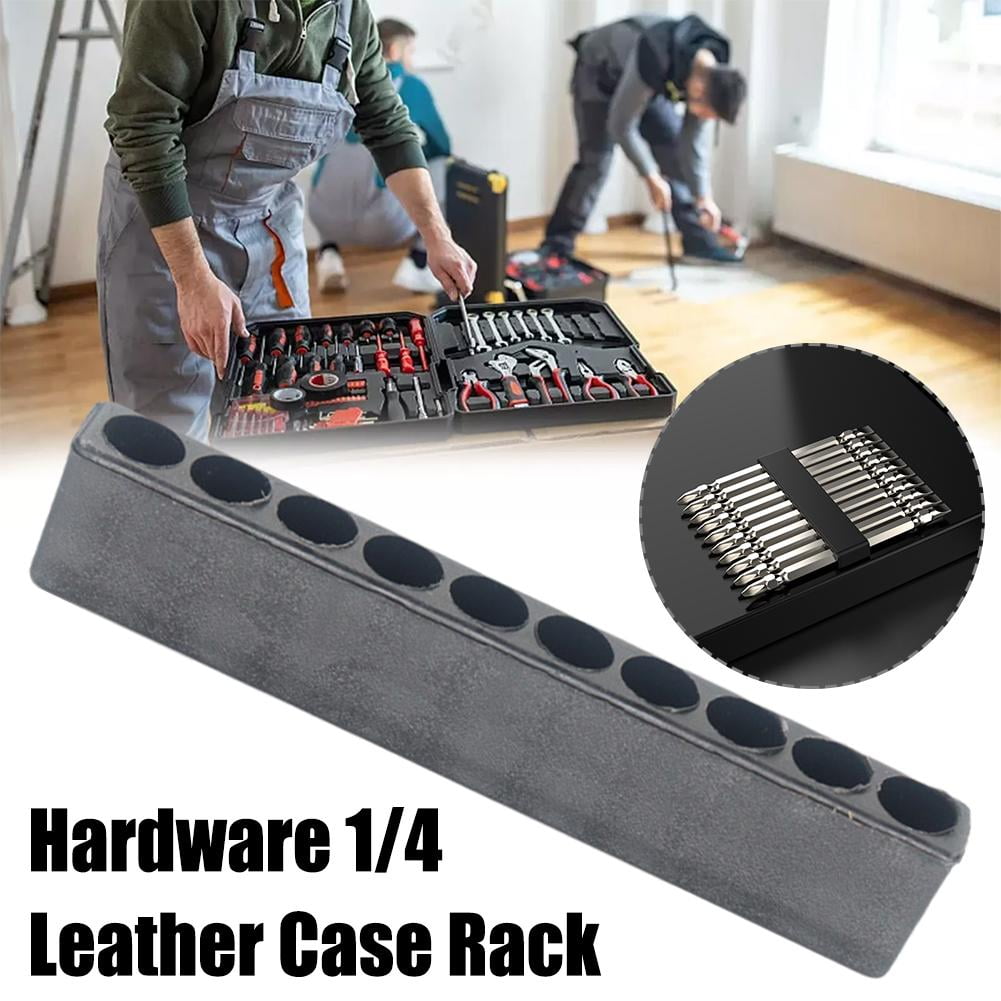 Blarkrus 10-Hole Hardware 1/4 Leather Case Shelf Hexagonal Screwdriver ...
