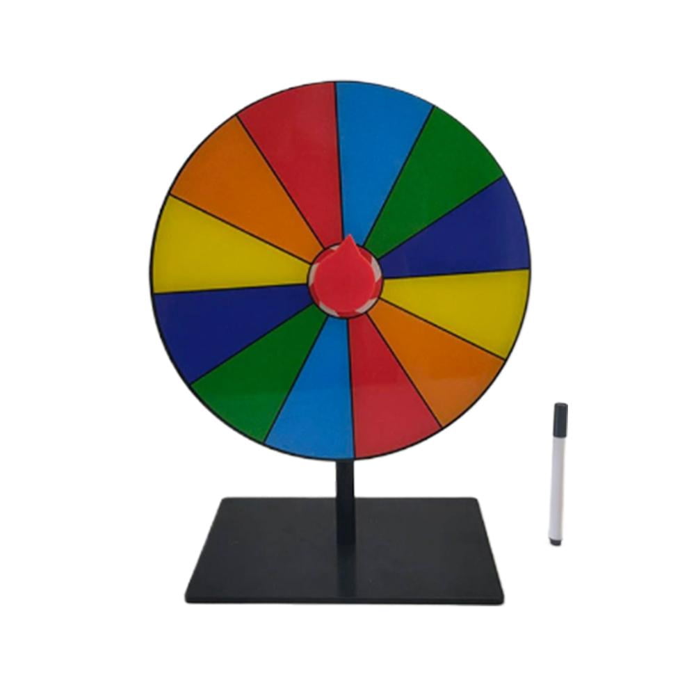 Blarkrus 12 Slot Prize Wheel, Dry Erase for Custom Labels, for ...