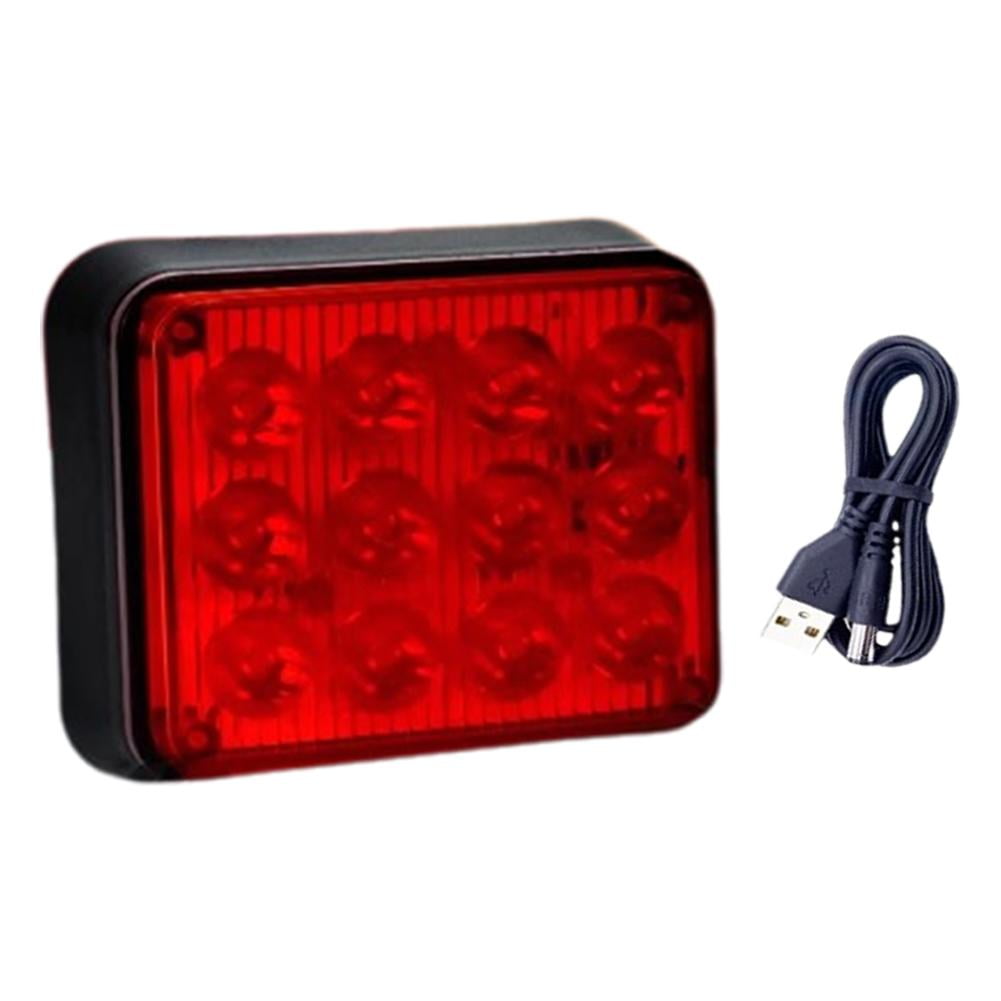 Blarkrus 12LED 5V USB Charging Warning Emergency Lights Vehicle Safety ...