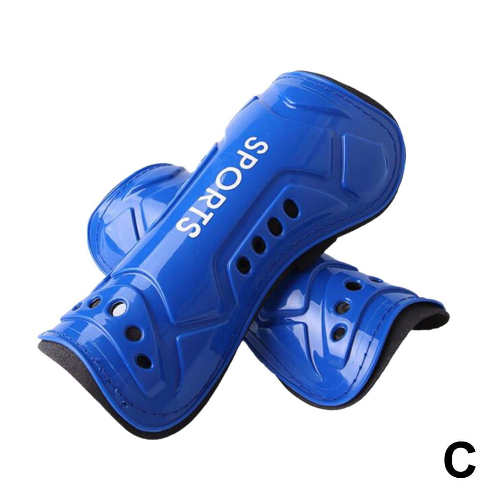 Blarkrus 1Pair Shin Pads Kids Adults Football Soccer Shin Pads Light ...