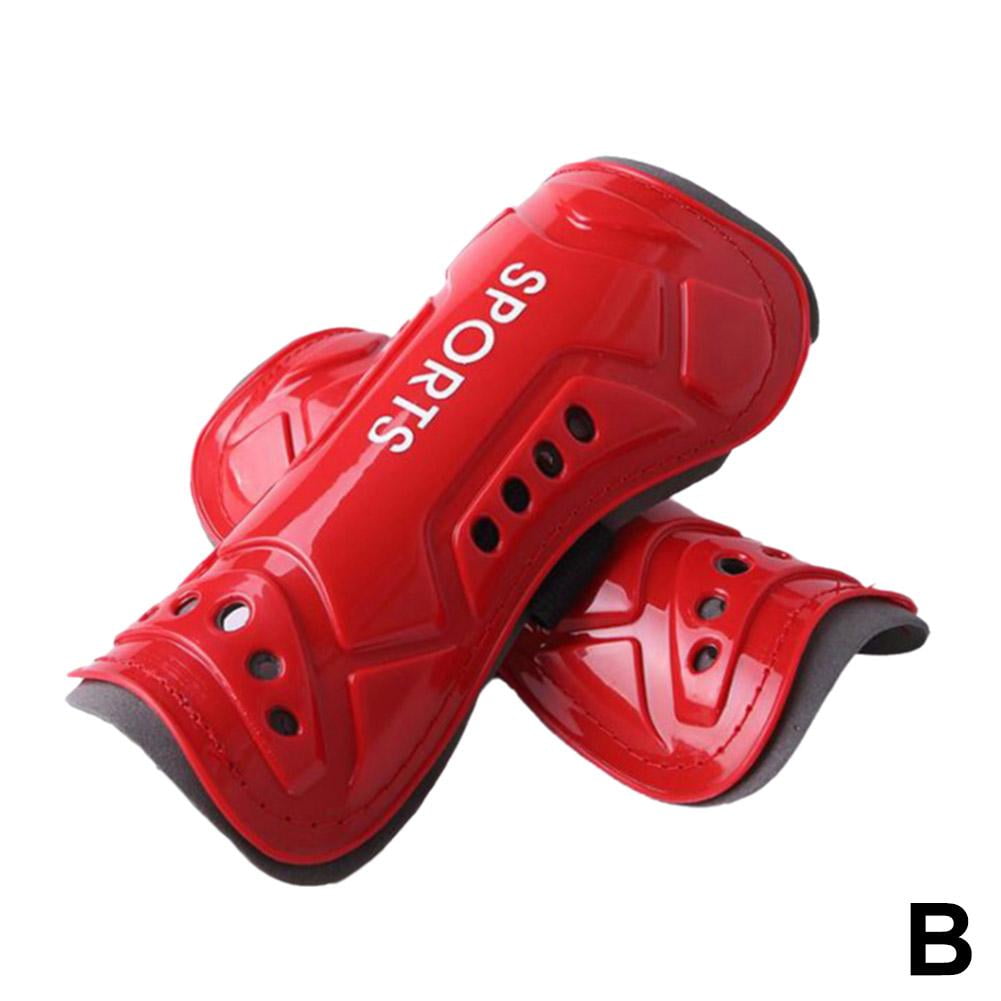 Blarkrus 1Pair Shin Pads Kids Adults Football Soccer Shin Pads Light ...