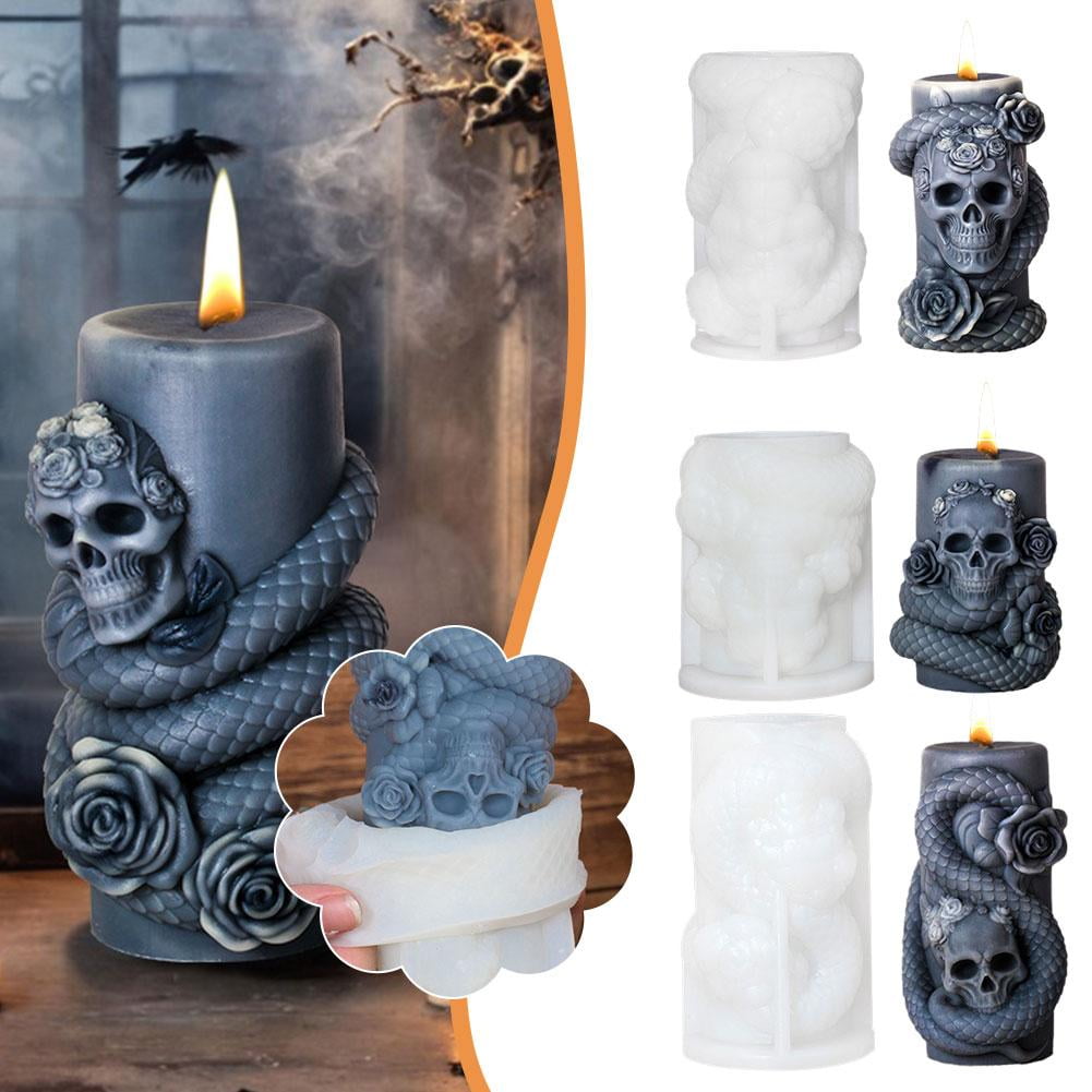 Blarkrus 2024 New Cylindrical Snake Aromatherapy Candle Mold High ...