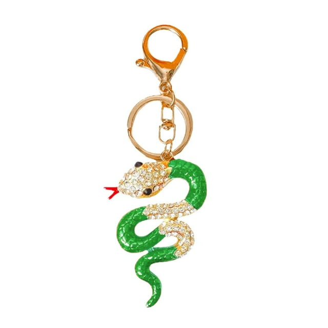 Blarkrus 2025 Chinese Snake Year Lucky Keychain,Chinese Fengshui Enamel ...