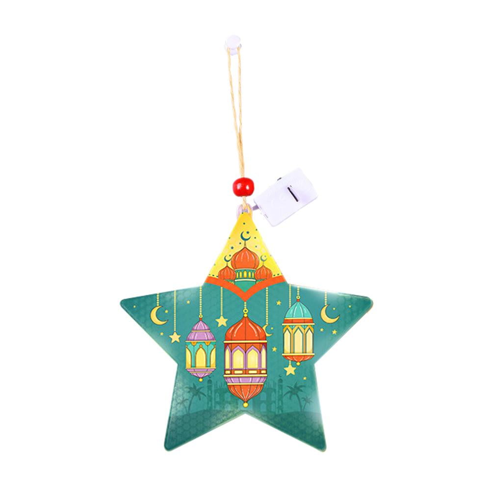 Blarkrus 2025 Ramadan Eid al Fitr Home Dection Light Moon Castle Star ...