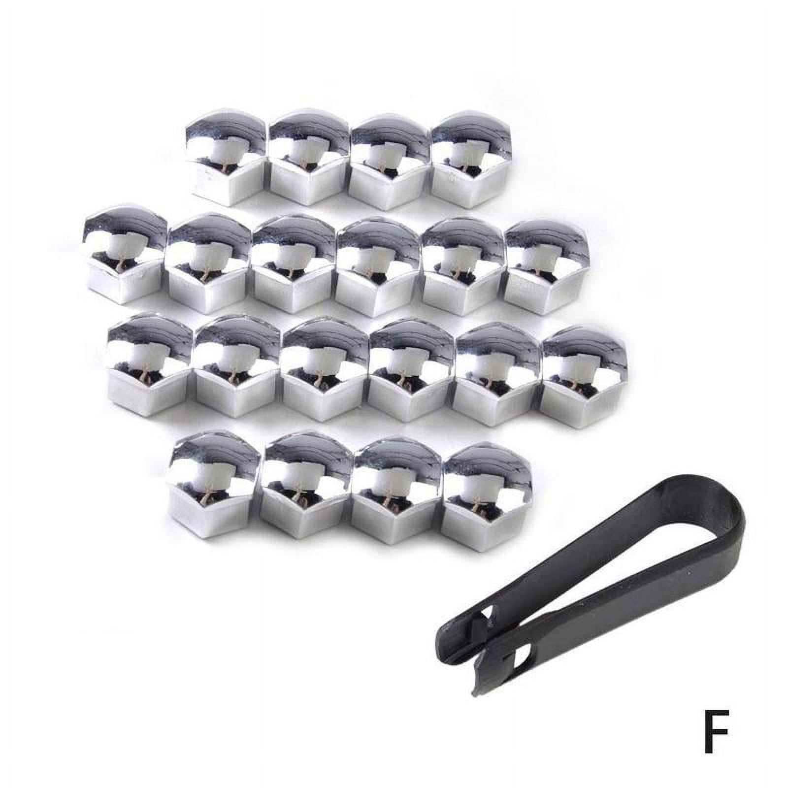Blarkrus 20x Car 17mm Hub Screw Cover Wheel Nut Caps Bolt Rims Wheel ...