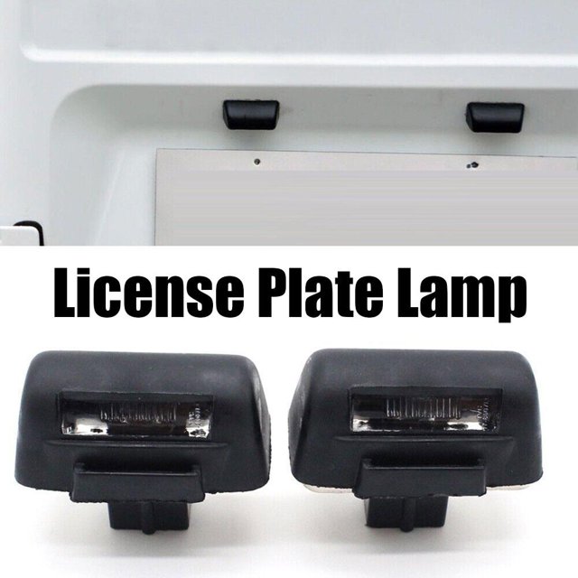 Blarkrus 2pcs Car License Plate Light Car License Plate Light 86vb ...