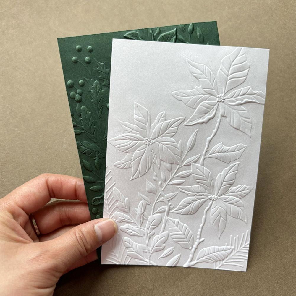 Blarkrus 3D Textured Tr Plastic Embossing Folders Embossing Folder ...