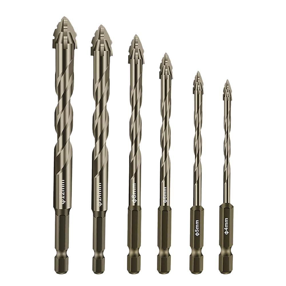 Blarkrus 4-7X New Four-Flute Sawtooth Eccentric Drill Bit, Cozy Hoome ...